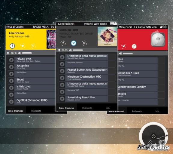 PLAYER for your Web Radio - Web Radio Design
