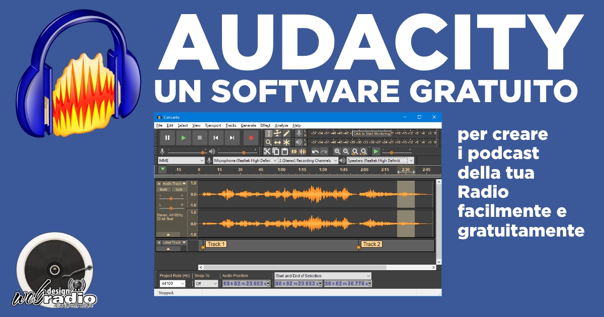 Audacity : Software di registrazione podcast per Windows, macOS e Linux ...